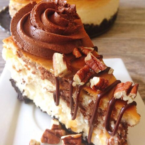 Totally Amazing Caramel Pecan Turtle Cheesecake - The Mommy Mouse Clubhouse