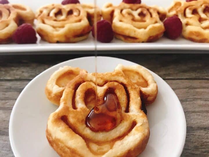 How to make Malted Mickey Mouse Waffles - The Mommy Mouse Clubhouse