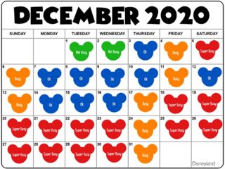 Disneyland Attendance Chart (Crowd Calendar) - The Mommy Mouse Clubhouse