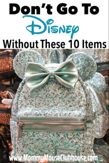 Top Ten Disney Park Bag Essentials - The Mommy Mouse Clubhouse