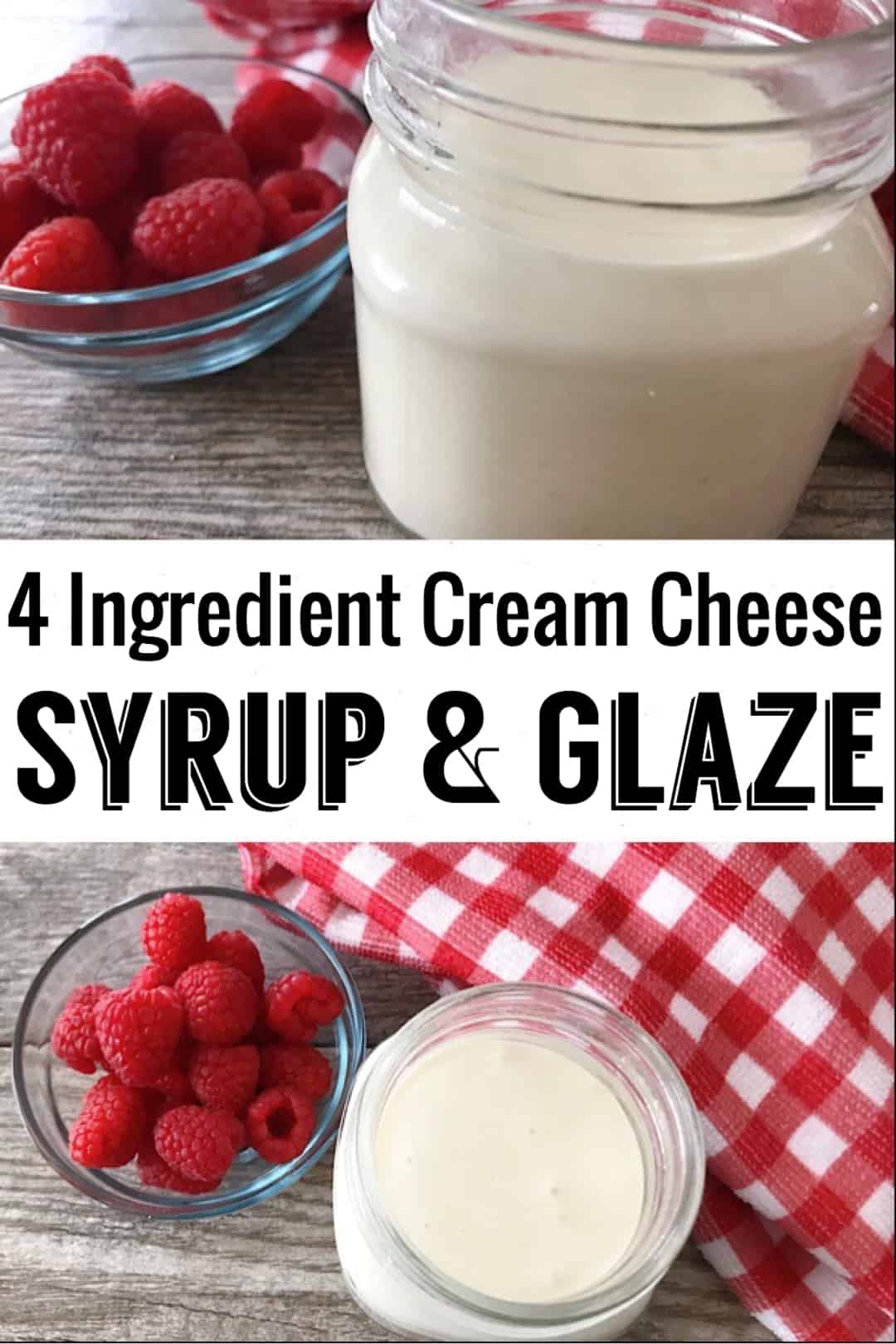 Sweet Cream Cheese Syrup and Glaze - The Mommy Mouse Clubhouse