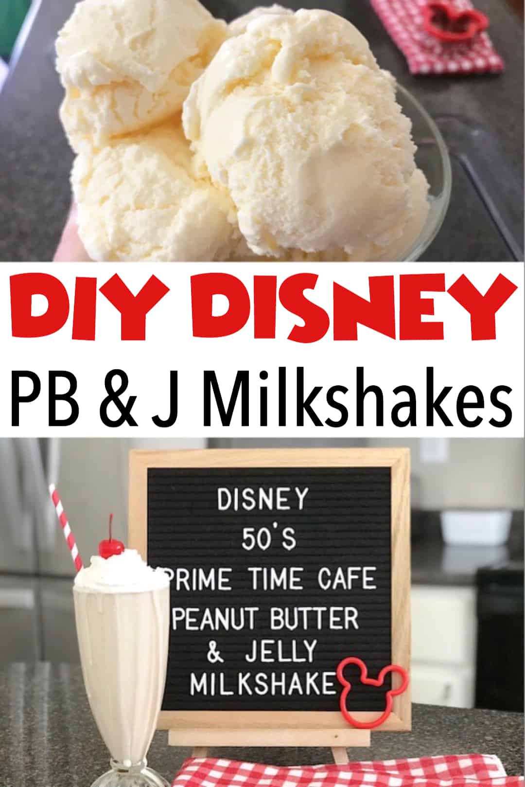 Disney's Peanut Butter and Jelly Milk Shake - The Mommy Mouse Clubhouse