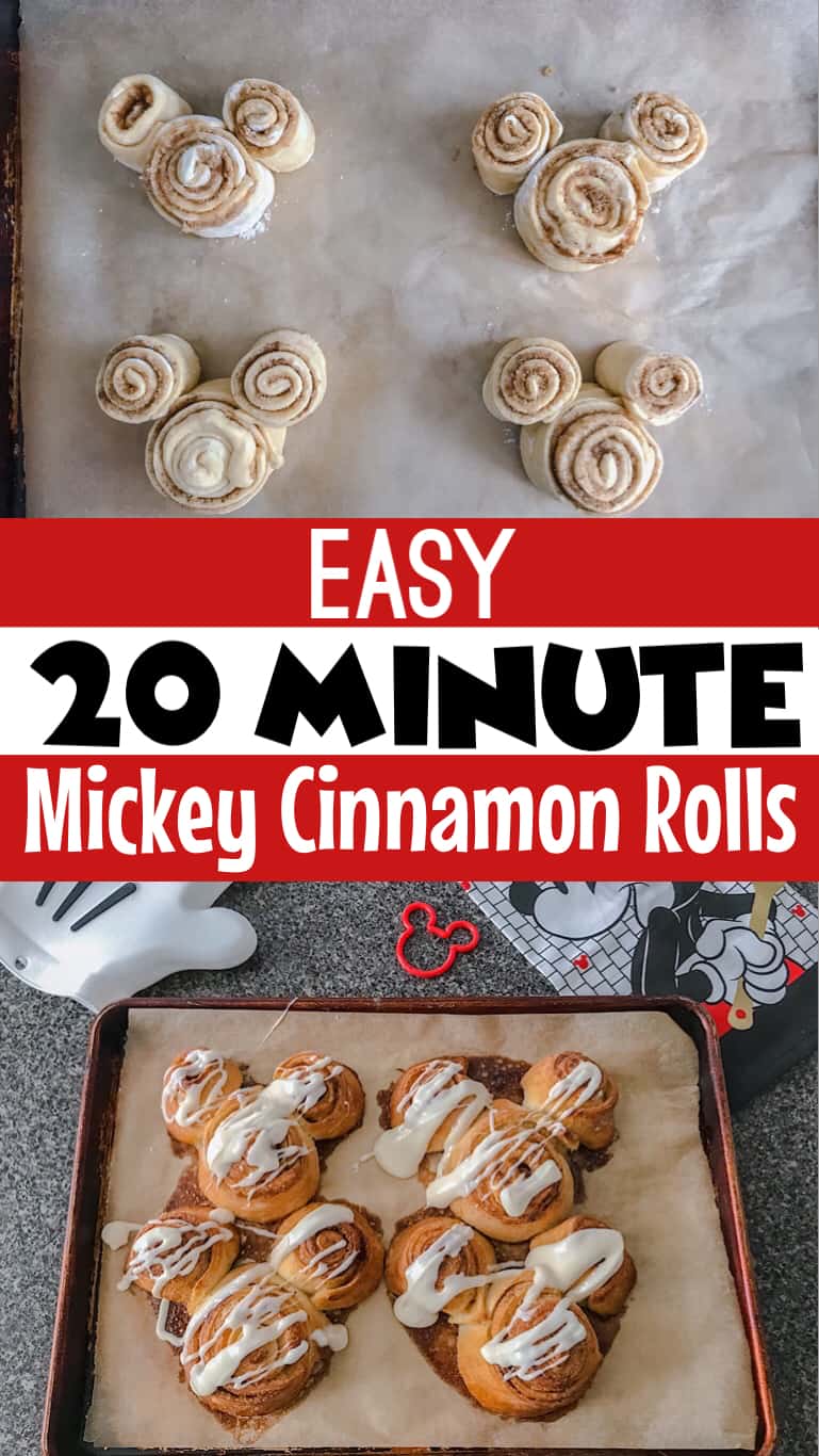 Easy Mickey Mouse Cinnamon Rolls - The Mommy Mouse Clubhouse