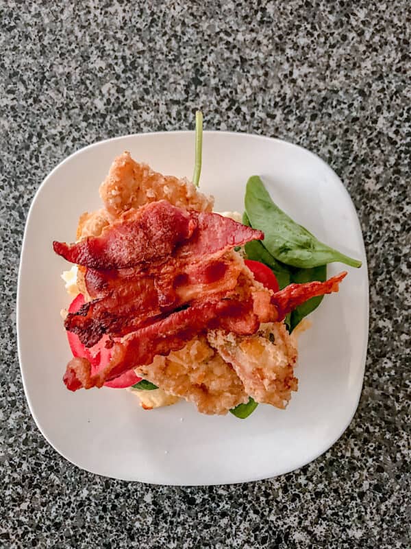 Fried Chicken Benedict - The Mommy Mouse Clubhouse