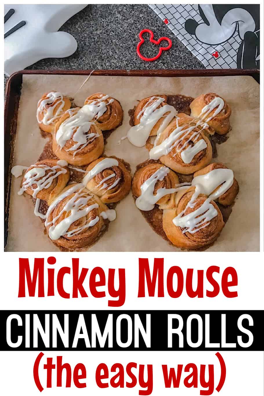 Easy Mickey Mouse Cinnamon Rolls - The Mommy Mouse Clubhouse