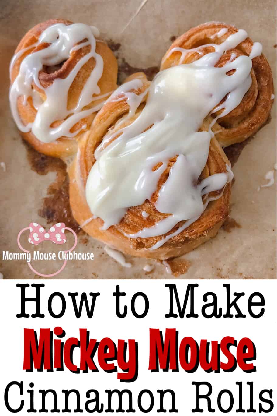 Easy Mickey Mouse Cinnamon Rolls - The Mommy Mouse Clubhouse