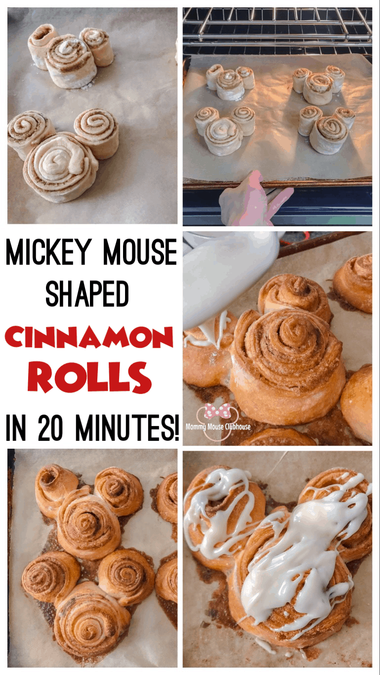 Easy Mickey Mouse Cinnamon Rolls - The Mommy Mouse Clubhouse