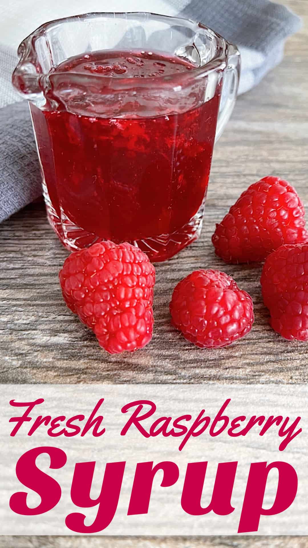 Homemade Raspberry Syrup - The Mommy Mouse Clubhouse
