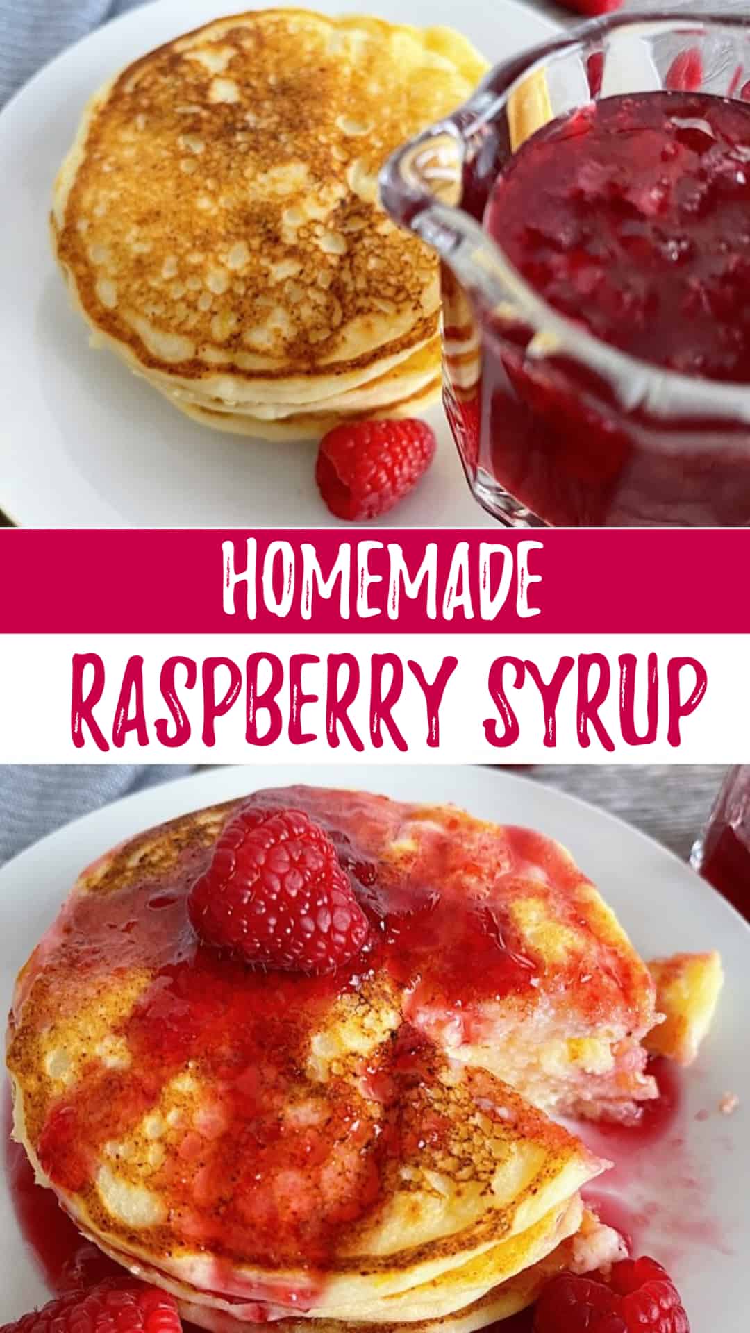 Homemade Raspberry Syrup - The Mommy Mouse Clubhouse
