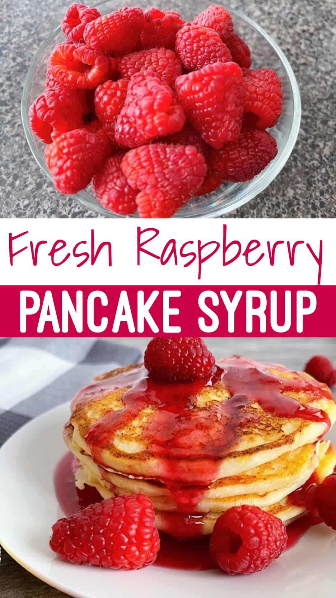 Homemade Raspberry Syrup - The Mommy Mouse Clubhouse