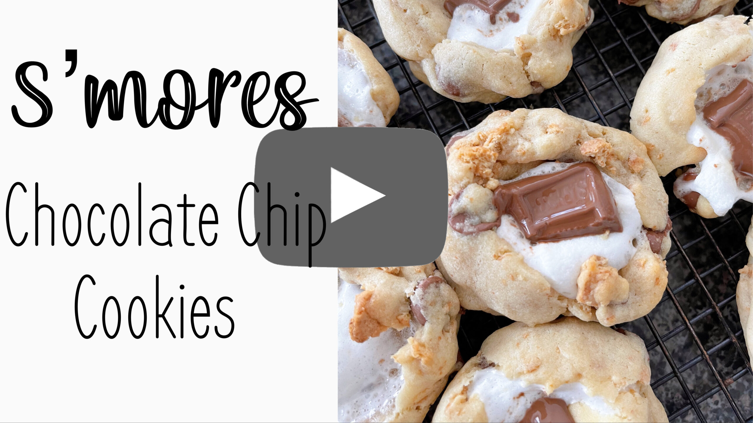 S'mores Cookies with Graham Crackers - The Mommy Mouse Clubhouse