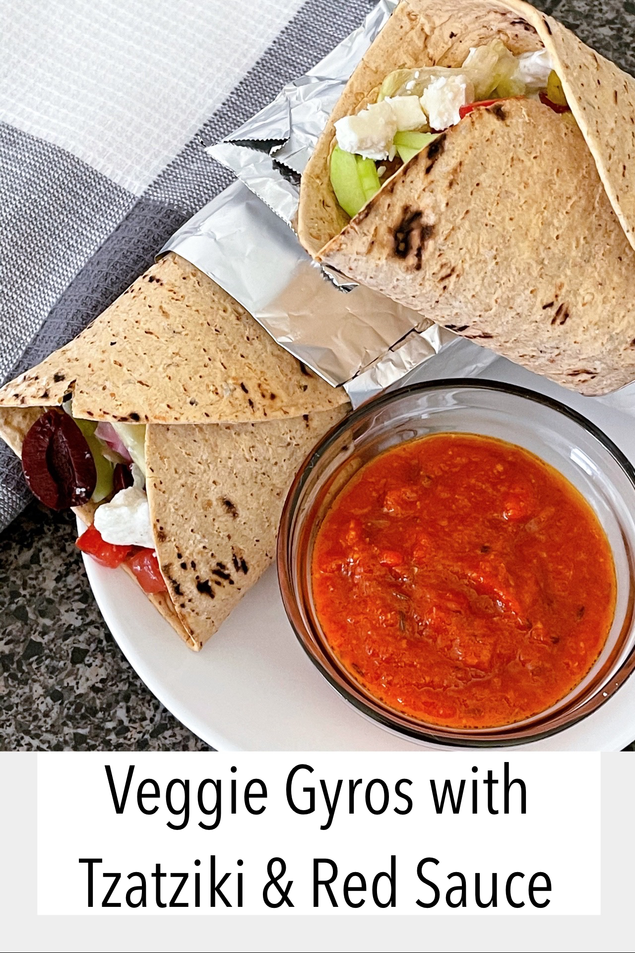 Veggie Gyros with Tzatziki and Red Sauce - The Mommy Mouse Clubhouse