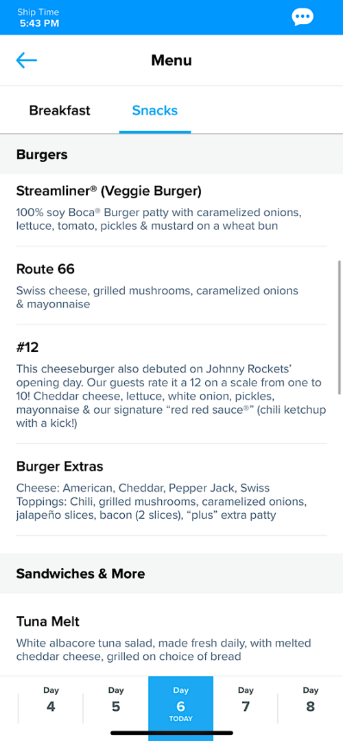 Royal Caribbean Johnny Rockets Menu - The Mommy Mouse Clubhouse