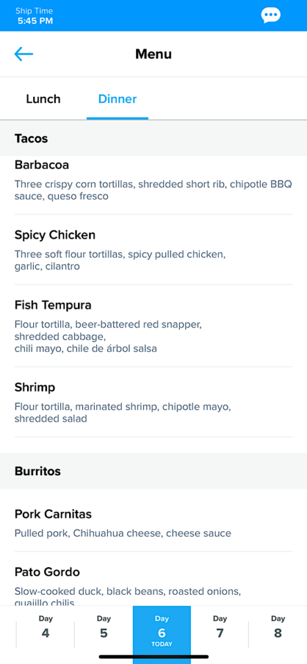 Royal Caribbean Sabor Taqueria & Tequila Bar Menu - The Mommy Mouse ...