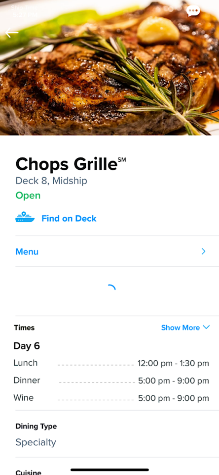 Royal Caribbean Chops Grille Menu - The Mommy Mouse Clubhouse