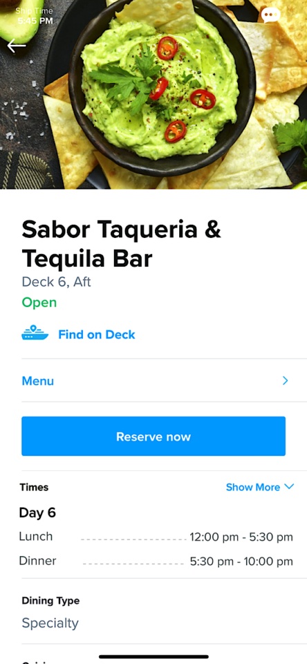 Royal Caribbean Sabor Taqueria & Tequila Bar Menu - The Mommy Mouse ...