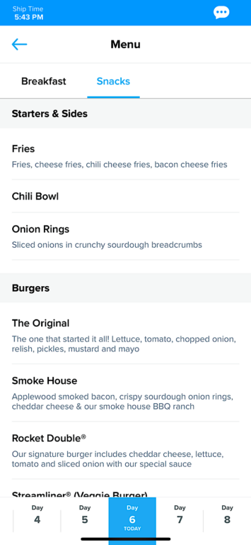 Royal Caribbean Johnny Rockets Menu - The Mommy Mouse Clubhouse