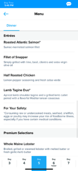 Royal Caribbean Solarium Bistro Menu - The Mommy Mouse Clubhouse