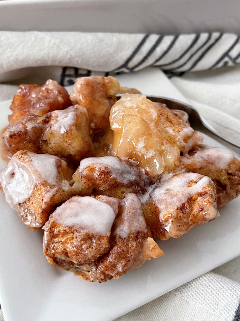 Easy Apple Cinnamon Roll Bake - The Mommy Mouse Clubhouse