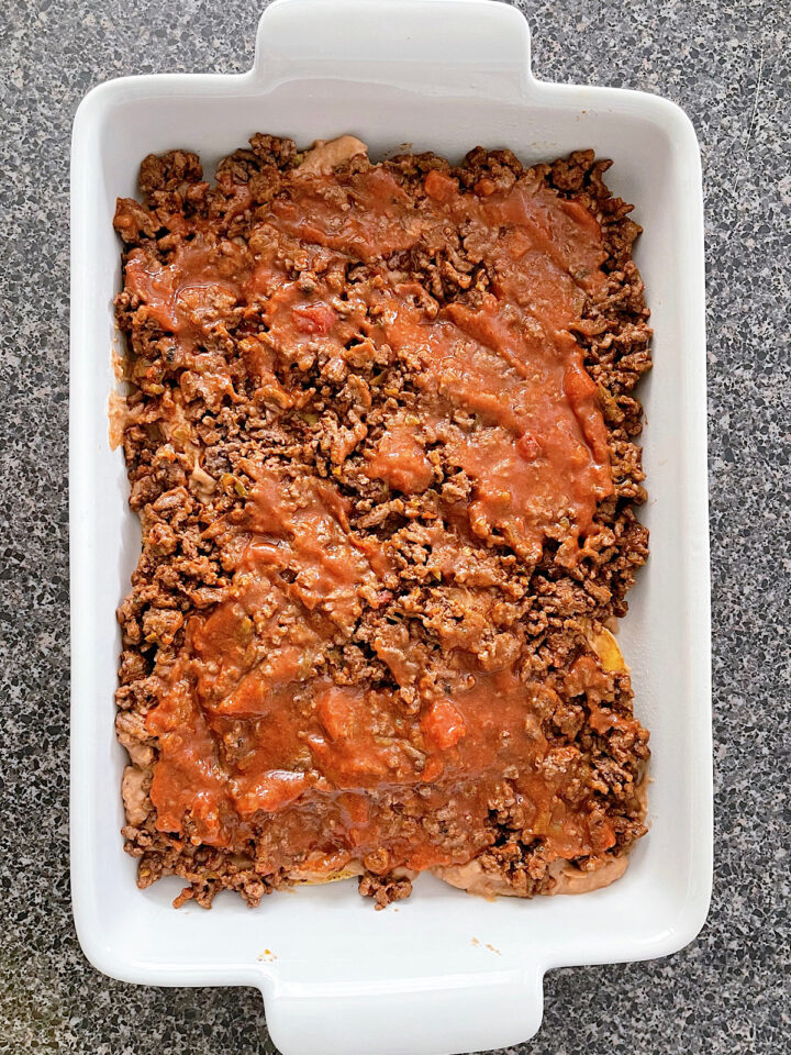 Taco Bell Mexican Pizza Casserole - The Mommy Mouse Clubhouse
