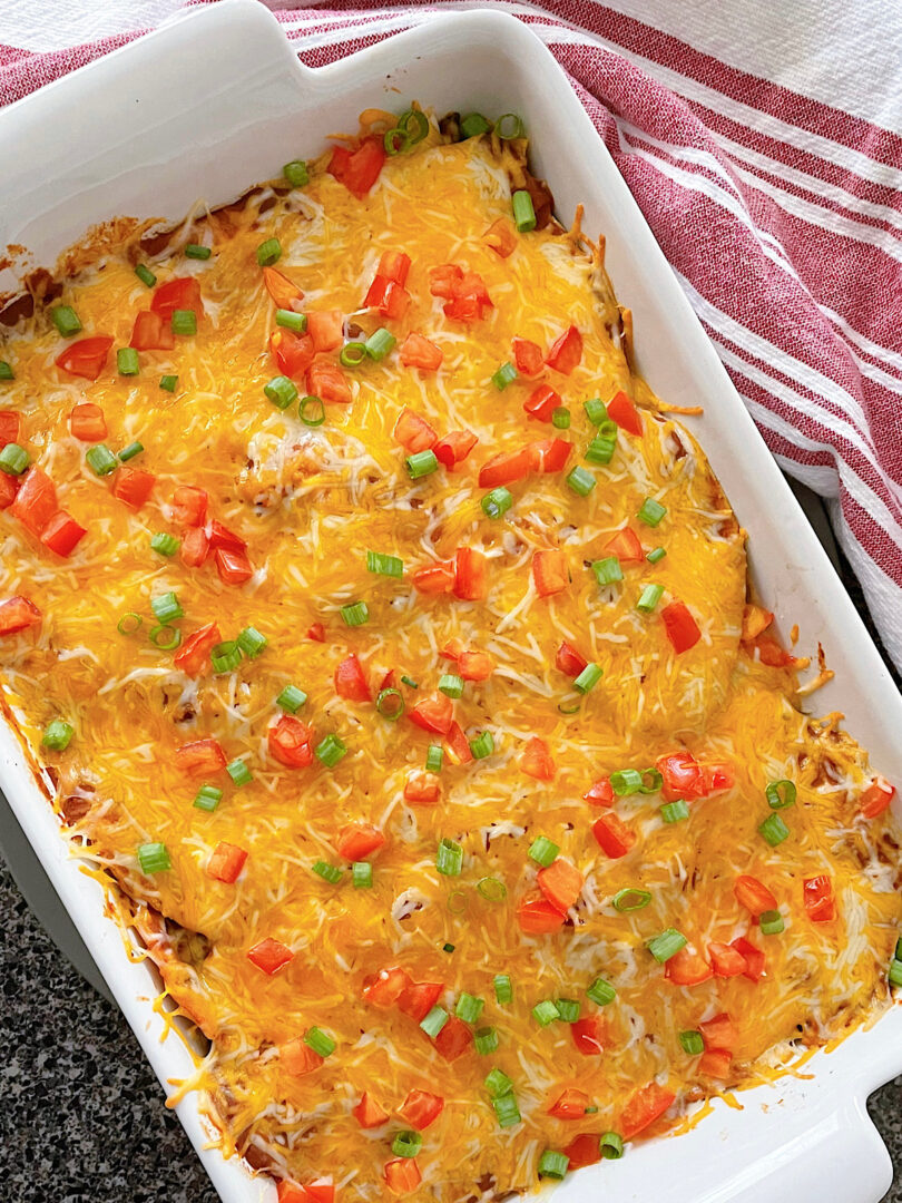 Taco Bell Mexican Pizza Casserole - The Mommy Mouse Clubhouse