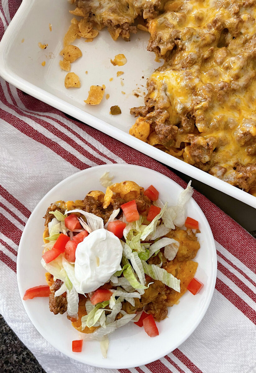 Walking Taco Casserole - The Mommy Mouse Clubhouse