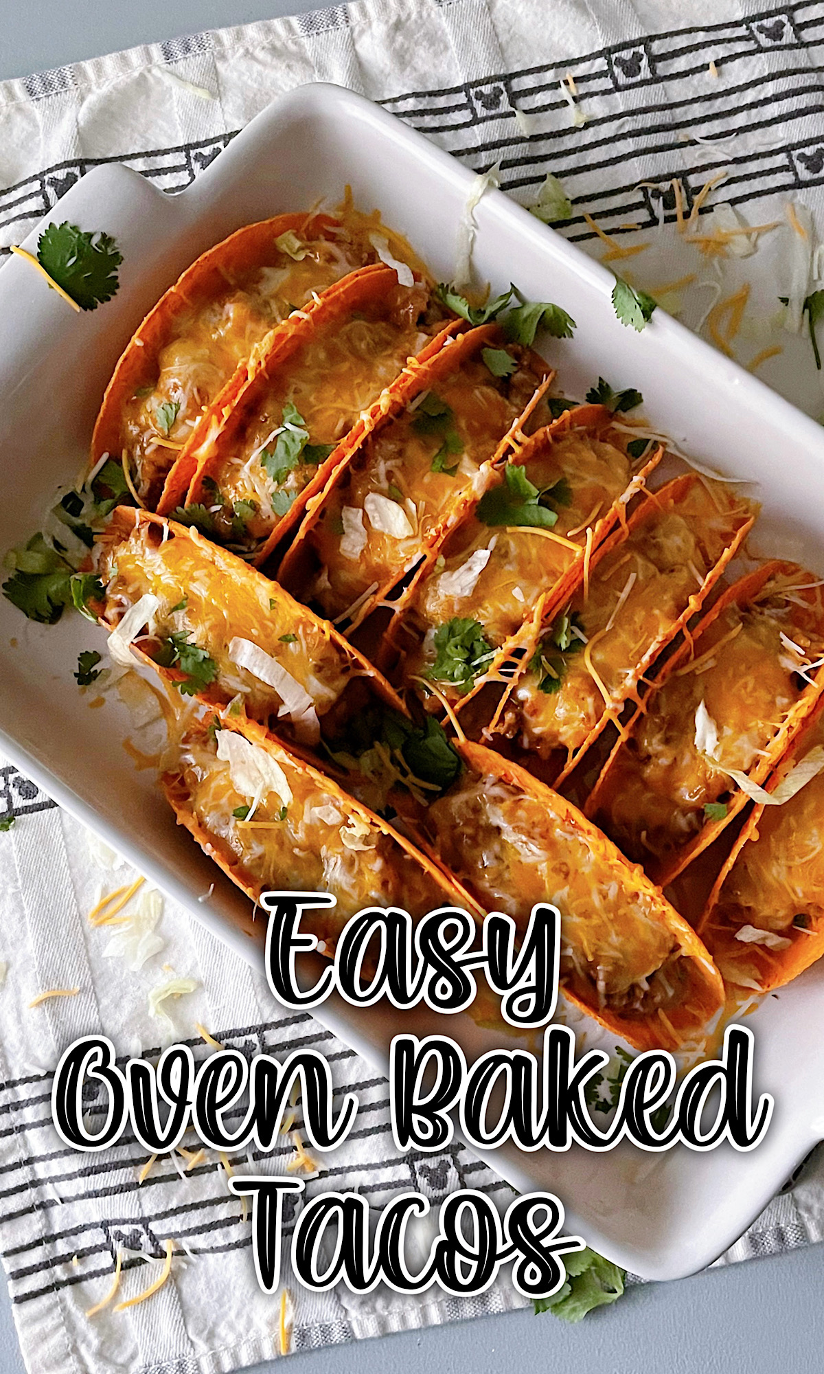 Oven Baked Tacos - The Mommy Mouse Clubhouse