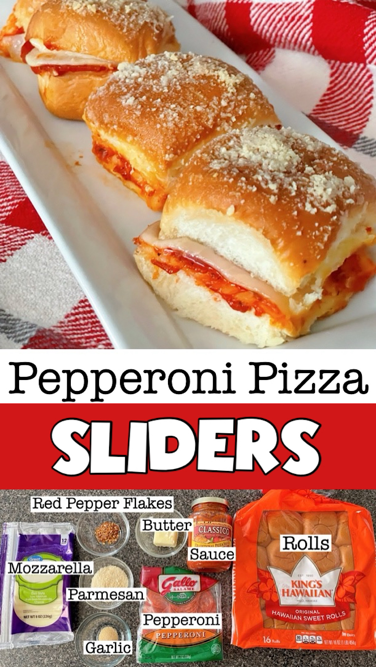 Pepperoni Pizza Sliders - The Mommy Mouse Clubhouse