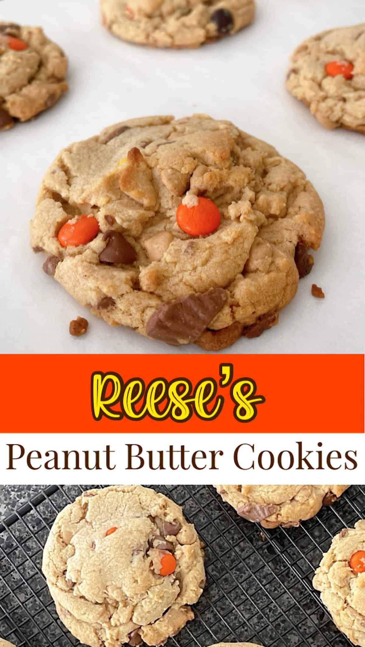 Triple Reeses Peanut Butter Cookies - The Mommy Mouse Clubhouse